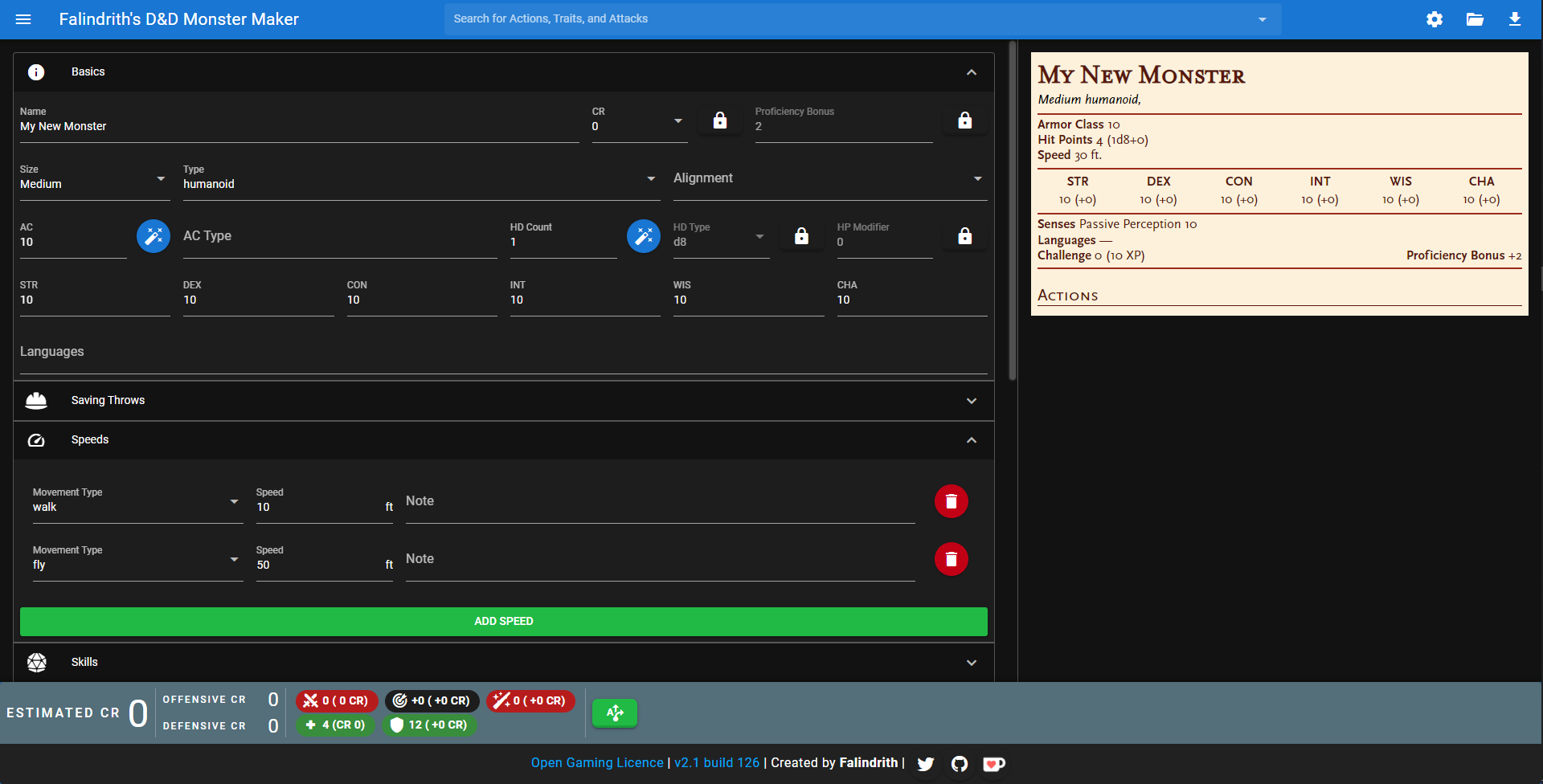 Using Reset Monster breaks speed · Issue #81 · ebshimizu/5e-monster-maker · GitHub