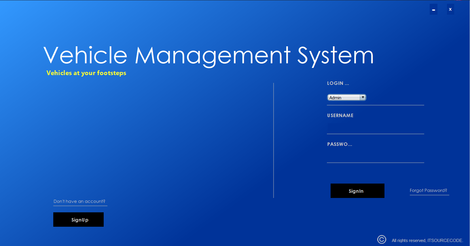 GitHub - YuvrajGoswami/Vehicle-management-System