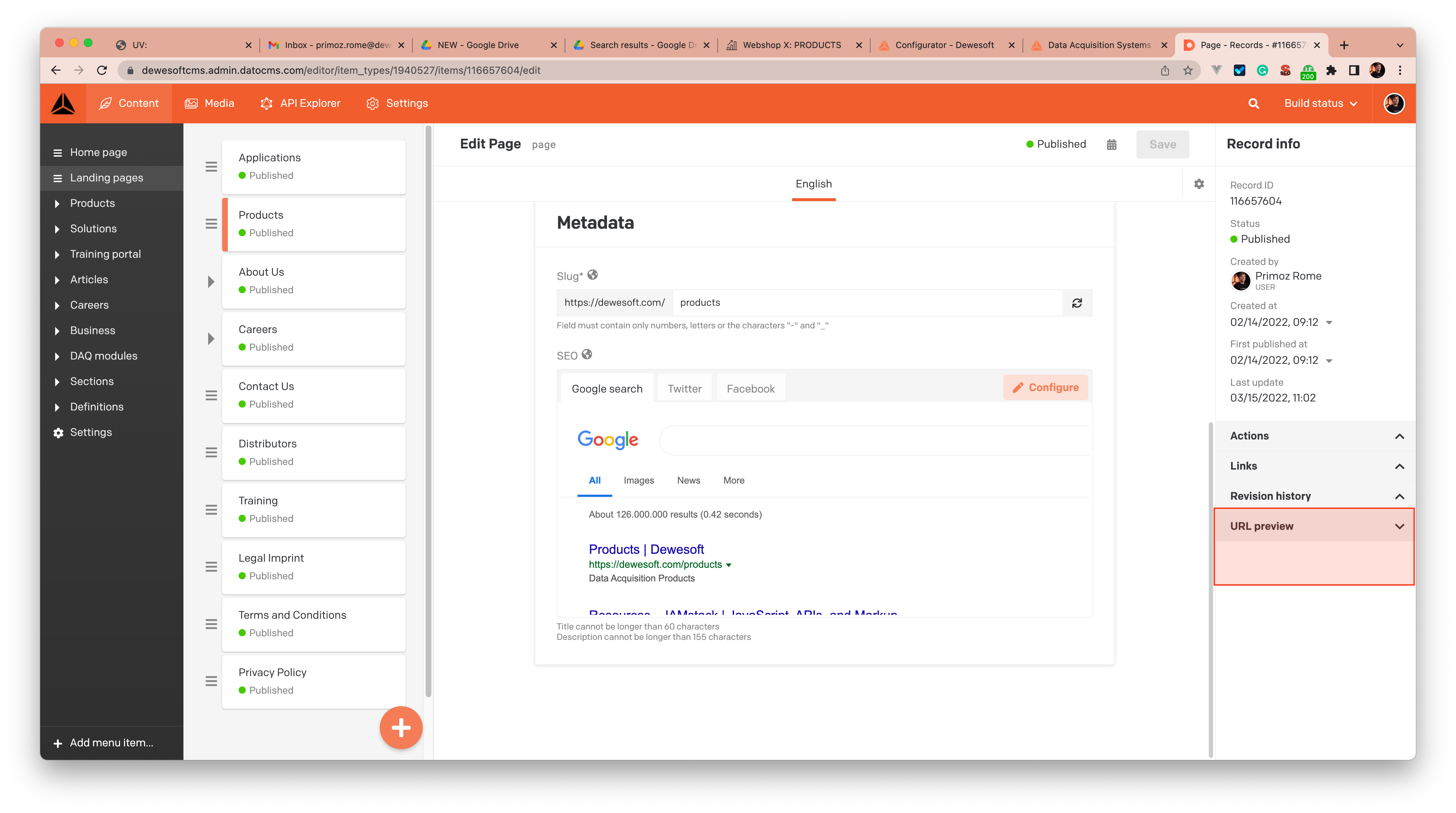 Links are not shown in the sidebar · Issue #5 · voorhoede/datocms-plugin-model-deployment-links ...