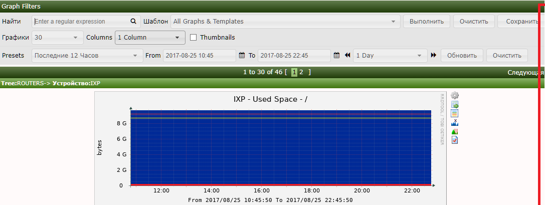 Vertical scrollbars disappeared on Graphs tab (theme - Modern) · Issue #920 · Cacti/cacti · GitHub