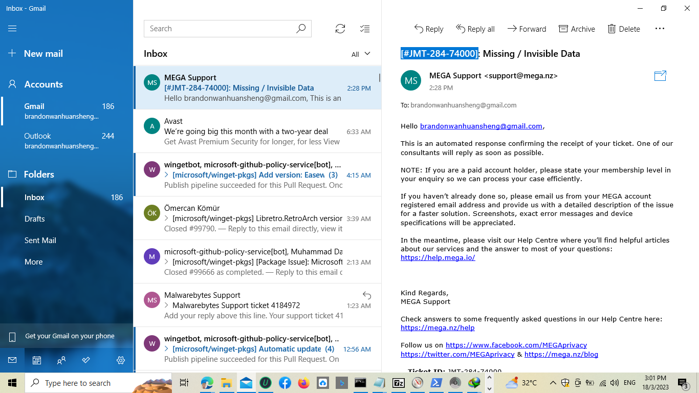 megasync unknown version?? · Issue #15946 · microsoft/winget-pkgs · GitHub