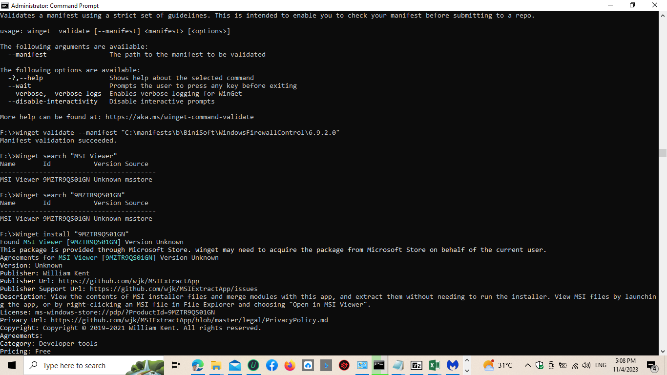 [Package Issue]: BiniSoft.WindowsFirewallControl 6.9.0.0 · Issue #102101 · microsoft/winget-pkgs ...