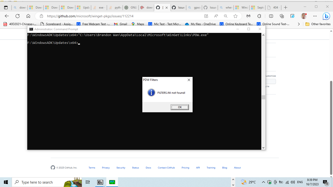 [Package Request]: PDW · Issue #112214 · microsoft/winget-pkgs · GitHub