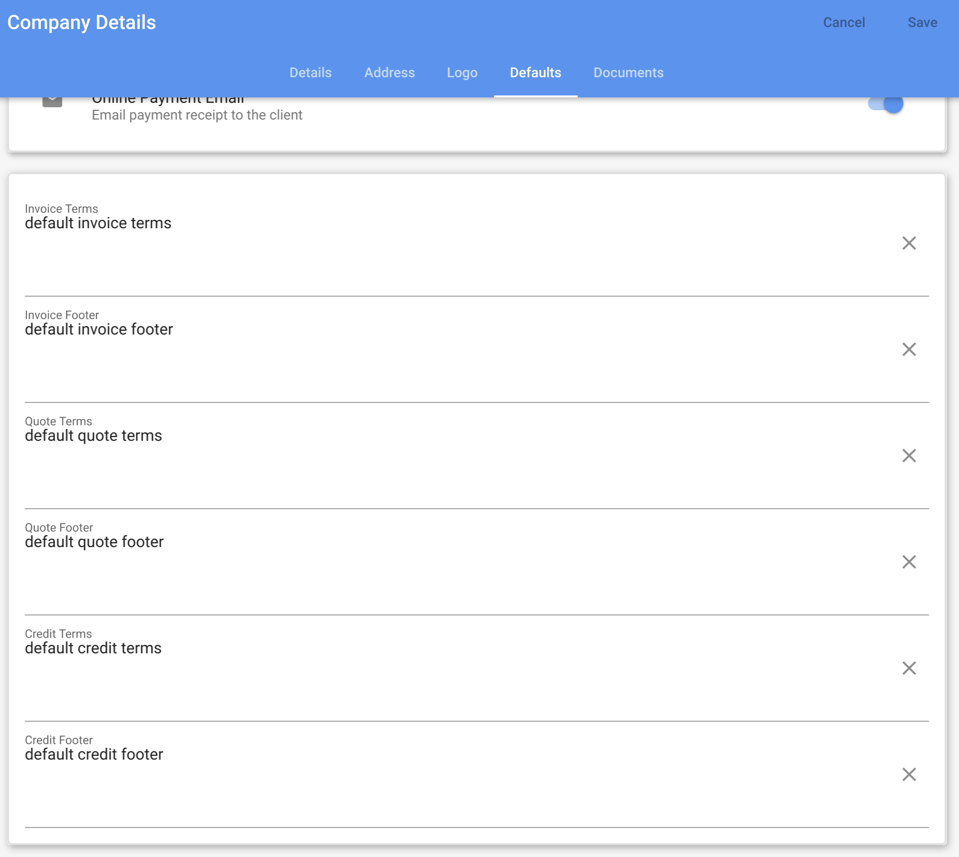 (v5) Default quote and credit terms and footer not visible · Issue #6697 · invoiceninja ...