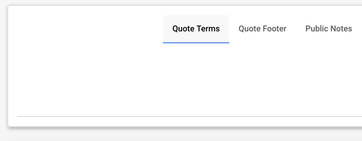 (v5) Default quote and credit terms and footer not visible · Issue ...