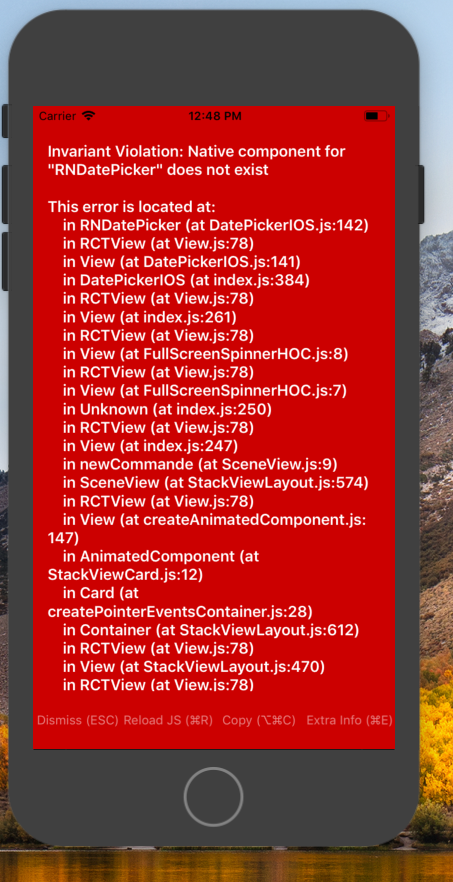 Native component for RNDatePicker does not exist · Issue #30 · henninghall/react-native-date ...