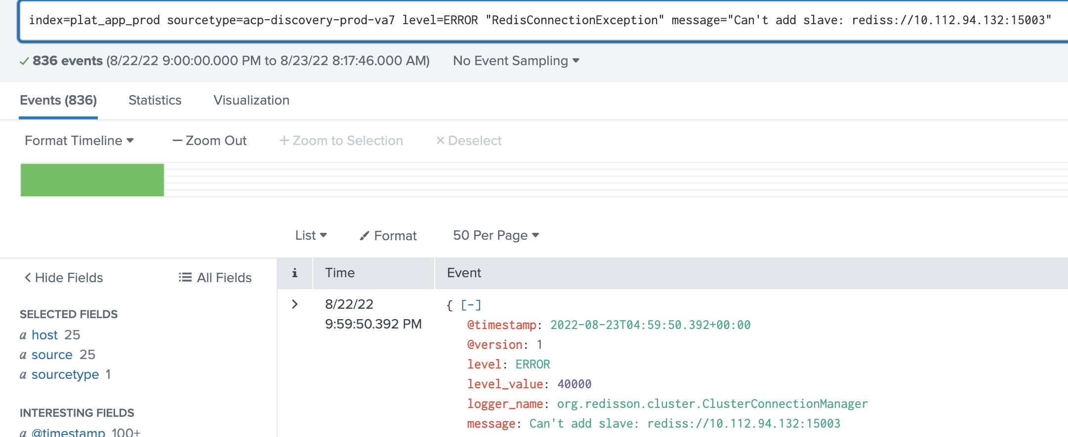 Redisson Throws Redisconnectionexception Cant Add Slave On Azure Redis Instance Unavailability