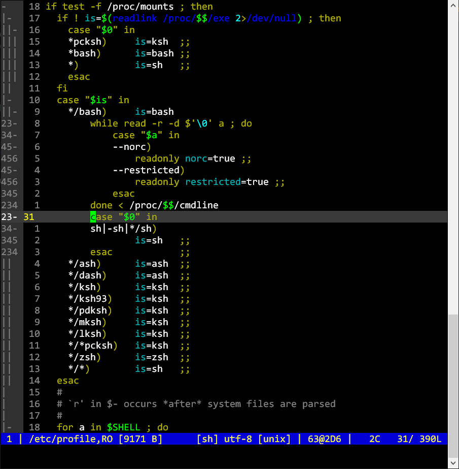 sh FileType syntax folding lost when re-enabling syntax highlighting · Issue #11536 · vim/vim ...