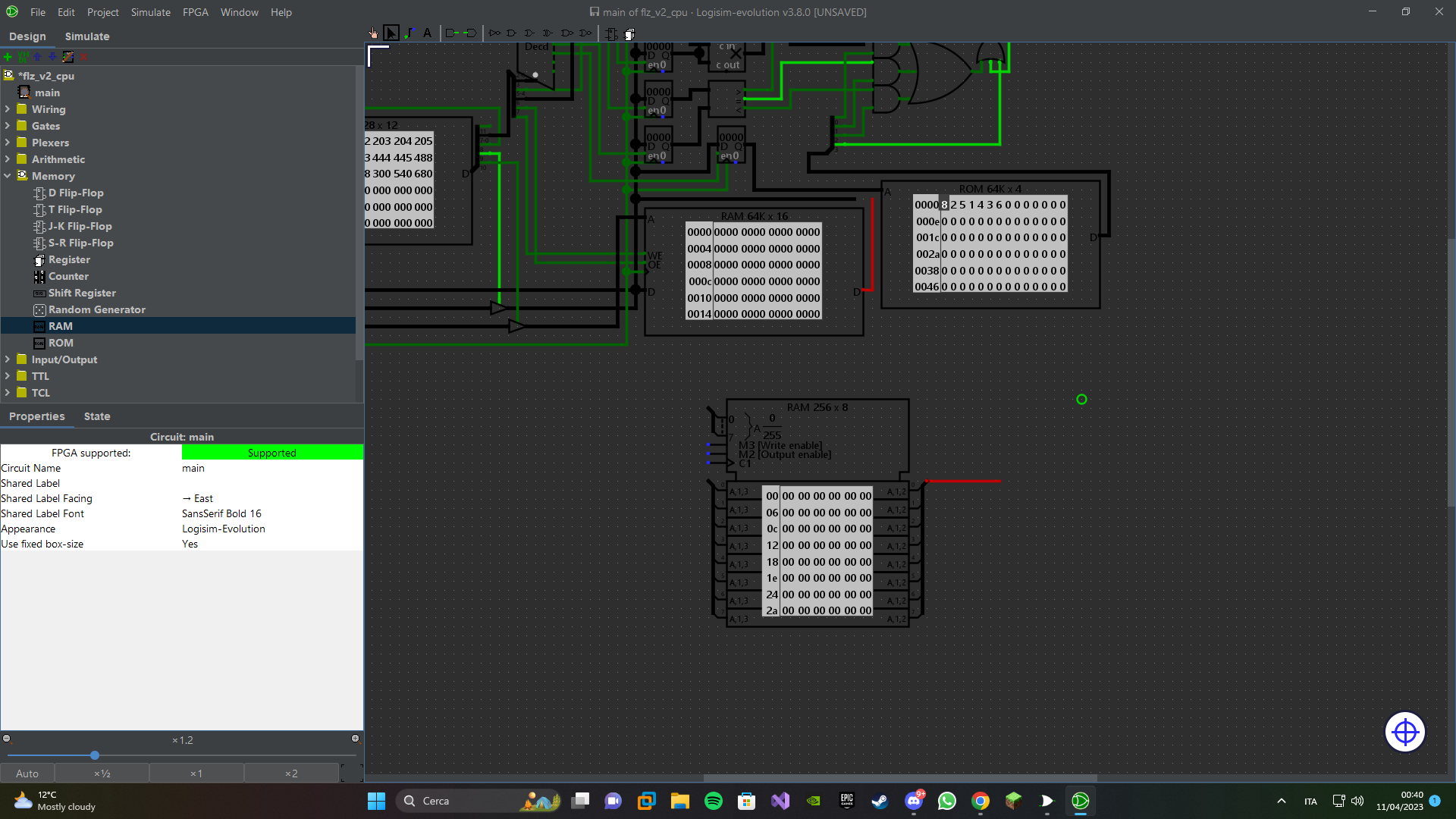 RAM completely broken in Logisim-evolution version 3.8.0 · Issue #1722 · logisim-evolution ...