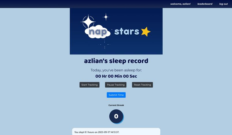 GitHub - anna-l-zhou/nap-stars: An app to improve your sleep schedule by tracking it in a fun ...