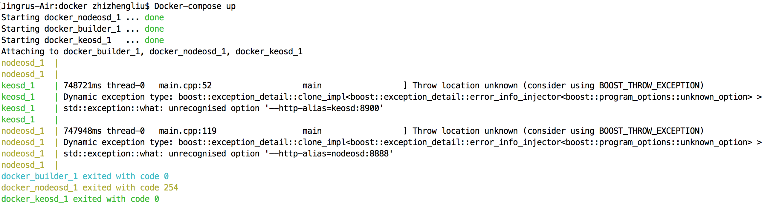 Docker error: No container found for keosd_1 · Issue #5159 · EOSIO/eos · GitHub