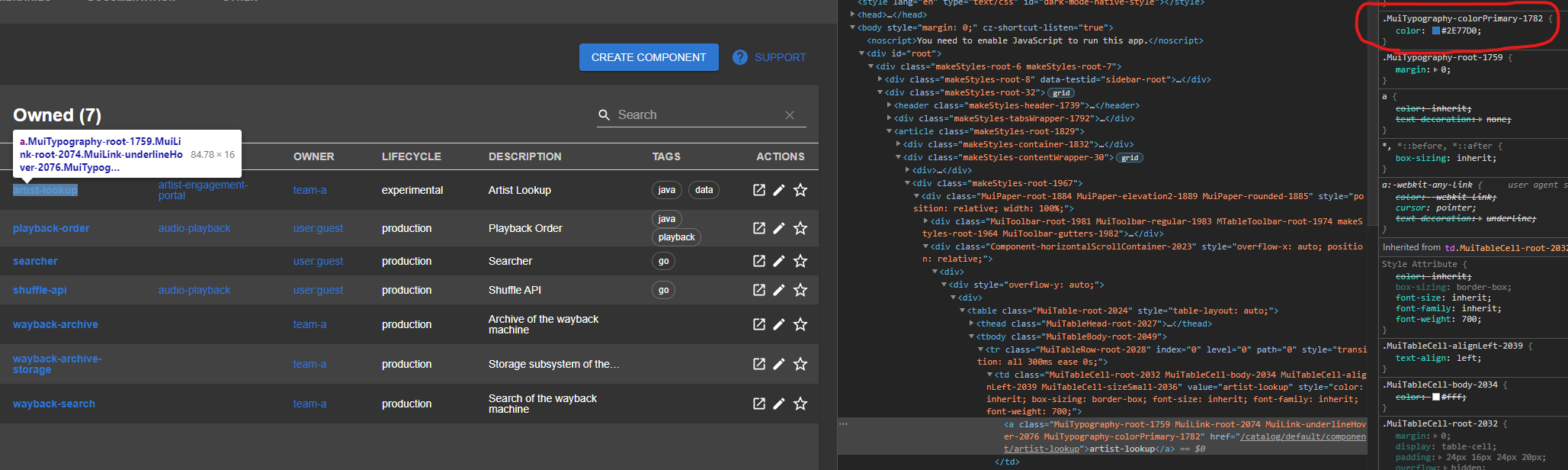 Hyperlinks in dark mode have low contrast · Issue #4615 · backstage/backstage · GitHub