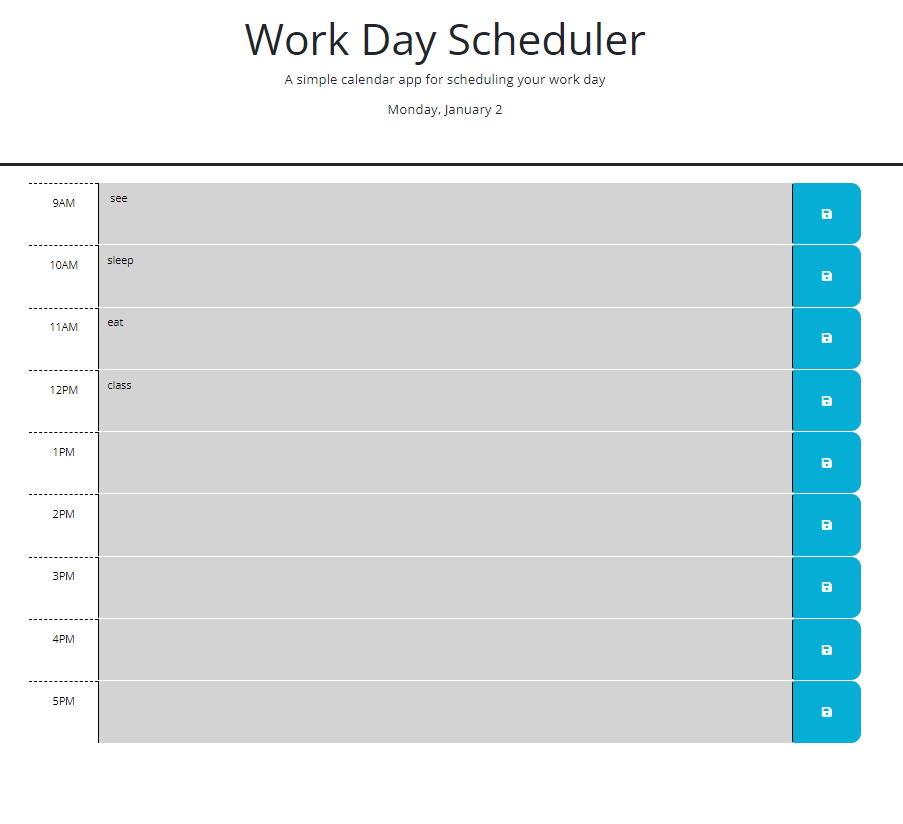 GitHub - Pendarvis5/WorkDayPlanner
