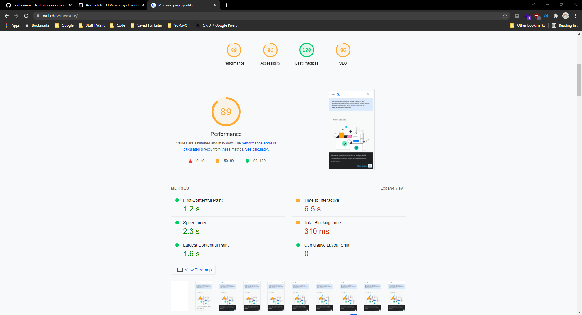 Fix /measure page look · Issue #6820 · GoogleChrome/web.dev · GitHub