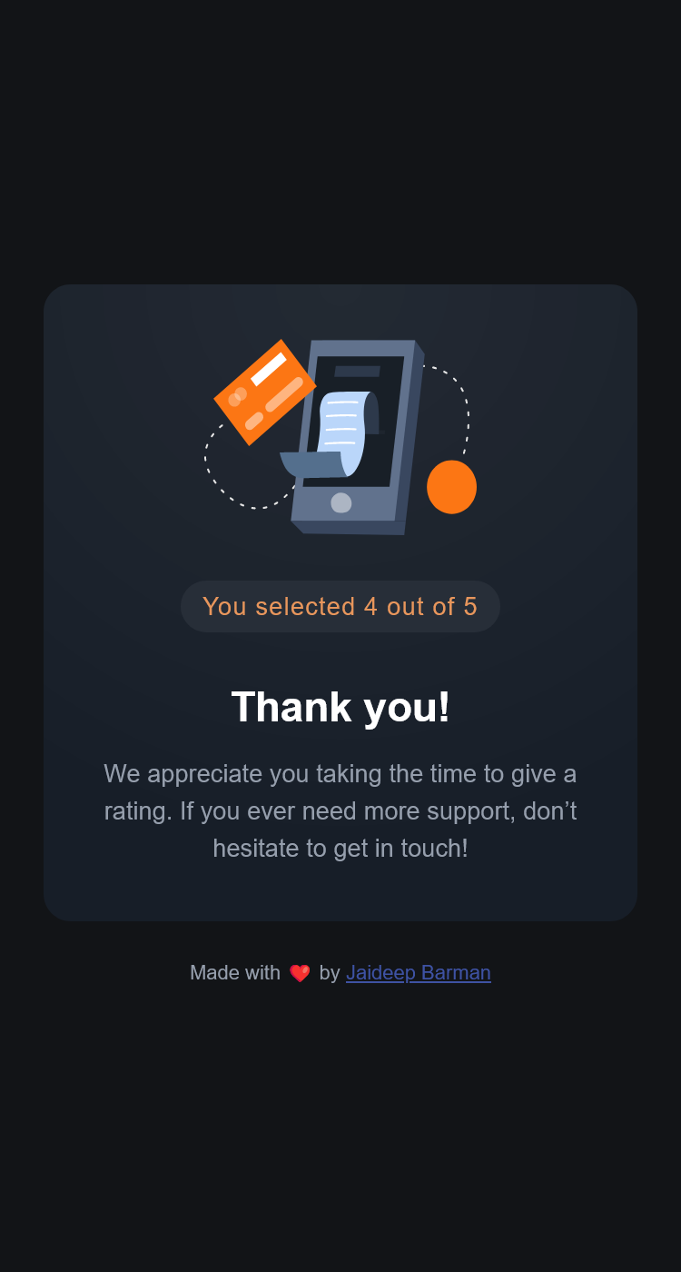 GitHub - jd-barman/Interactive-Rating-Component GitHub - jd-barman/Interactive-Rating-Component