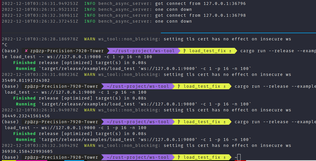 Payload size causes weird performance variance · Issue #19 · PrivateRookie/ws-tool · GitHub