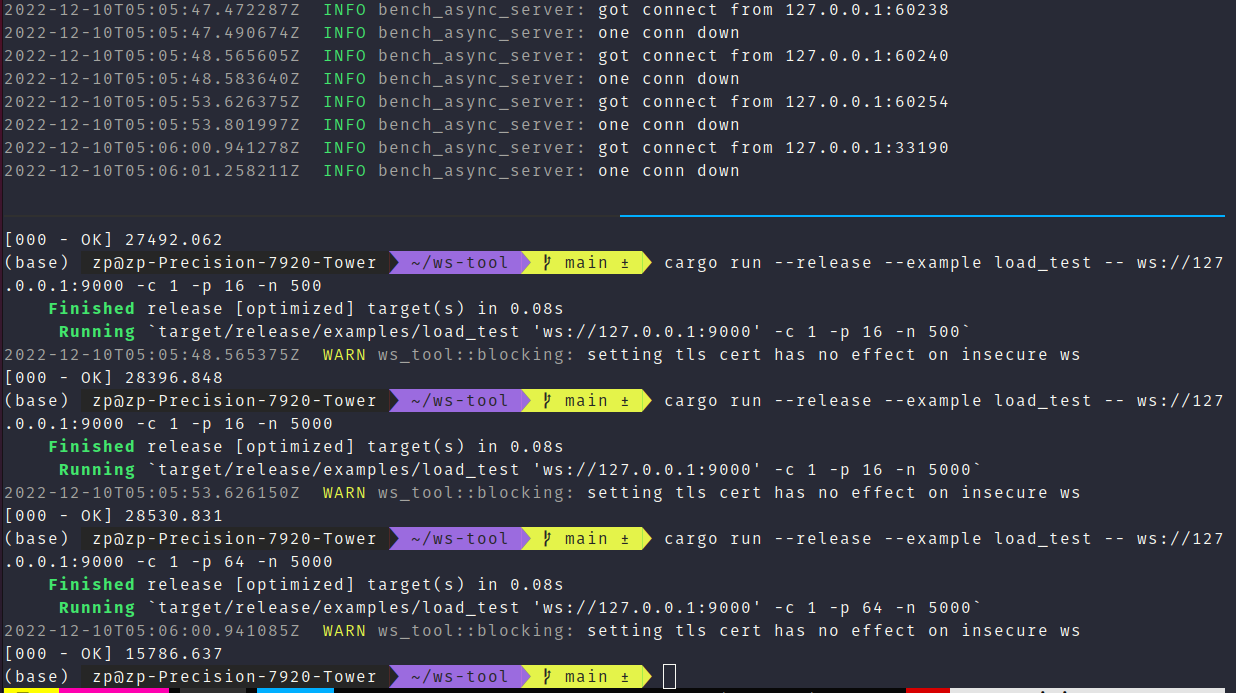 Payload size causes weird performance variance · Issue #19 · PrivateRookie/ws-tool · GitHub
