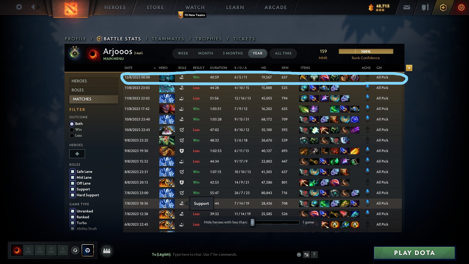 Battle stats Issue · Issue #10608 · ValveSoftware/Dota2-Gameplay · GitHub