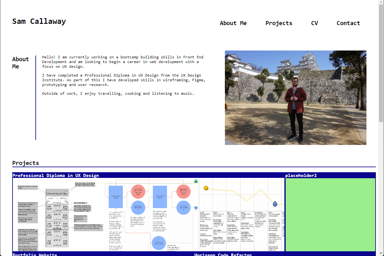 GitHub - Sam-Callaway/Sam-Callaway-Portfolio-Website: Putting together the HTML and CSS for ...