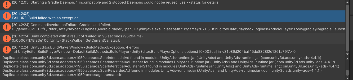 Error when compiling in unity. · community · Discussion #39009 · GitHub
