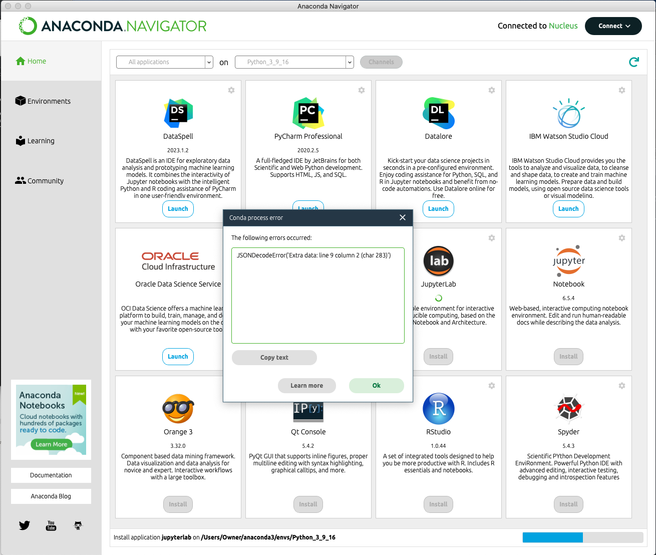 Anaconda gives error when I try to install 'Jupiter notebook' · Issue #12709 · conda/conda · GitHub