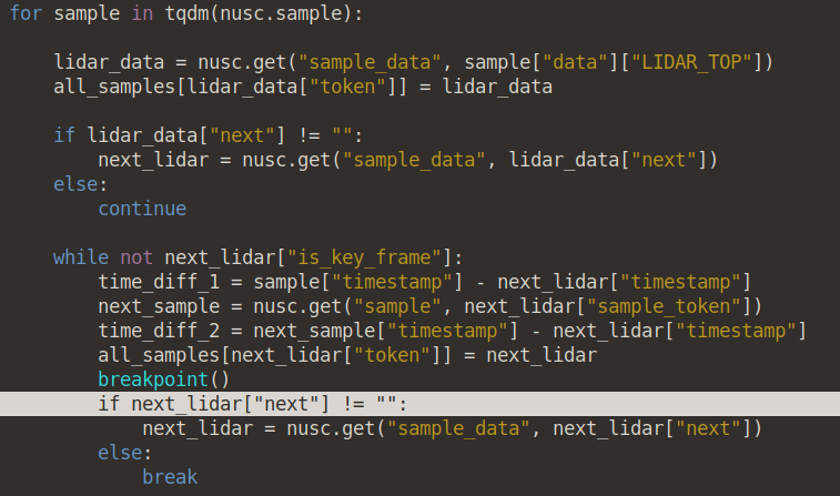 weird lidar-sample correspondence · Issue #995 · nutonomy/nuscenes-devkit · GitHub