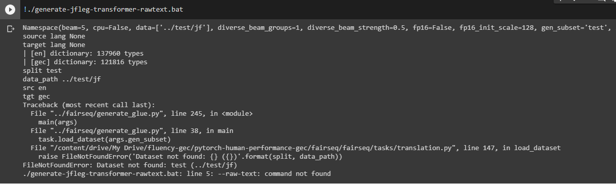 eval-lm on raw texts fails · Issue #853 · facebookresearch/fairseq · GitHub
