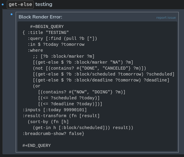 advanced query with “get-else” yields error · Issue #6184 · logseq/logseq · GitHub