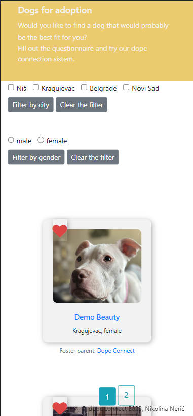 GitHub - nikolinaneric/Dogs-adoption-platform: Interactive platform for ...