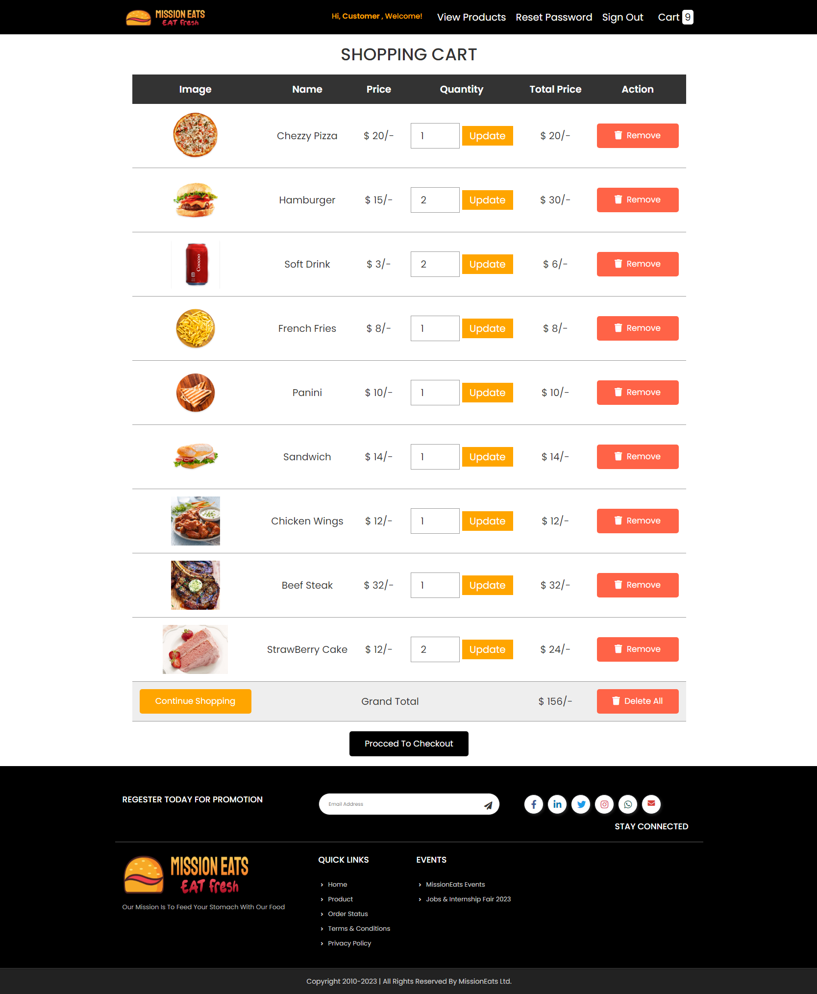 Github Lingjunwanfood Ordering System In Php Php Html Css Javascript Mysql A Web Based