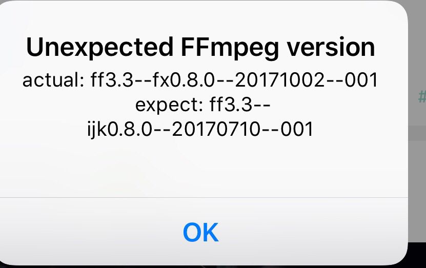 Unexpected Ffmpeg Version · Issue 3822 · Bilibiliijkplayer · Github