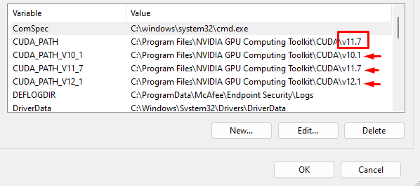 RuntimeError: The detected CUDA version (10.1) mismatches the version that was used to compile ...
