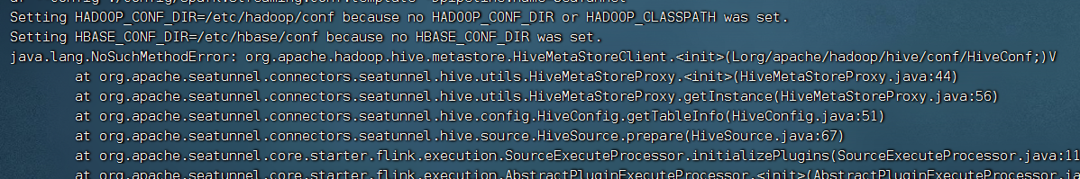 org.apache.seatunnel.connectors.seatunnel.clickhouse.exception.ClickhouseConnectorException ...