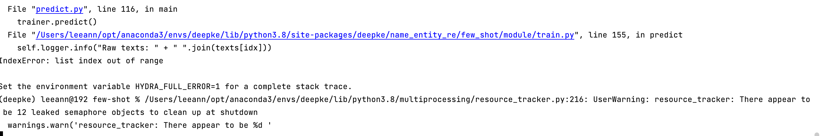 在运行ner的few-shot的predict.py文件时出现问题：IndexError: list index out of range · Issue #186 · zjunlp ...