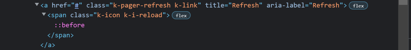 MVC Grid's refresh button has a different class compared to the Kendo UI Grid · Issue #6605 ...