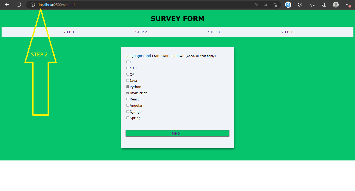 GitHub - yogeshwaran525/MULTI-PAGE-FORM-Node-JS