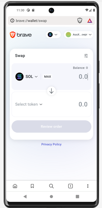 Swap page does not appearing on Android (brave://wallet/swap) · Issue #29577 · brave/brave ...