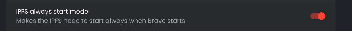 Always start IPFS daemon settings · Issue #33270 · brave/brave-browser · GitHub