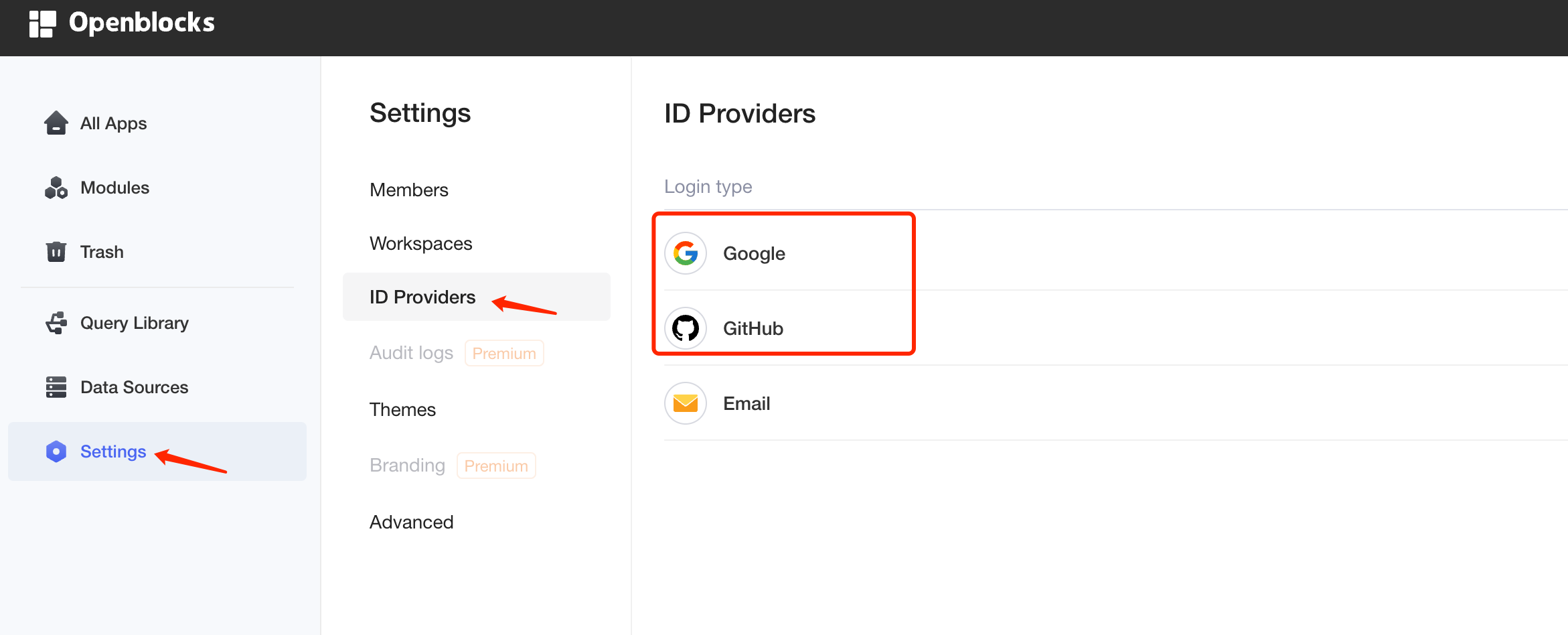 Google Single Sign On · Issue #169 · openblocks-dev/openblocks · GitHub