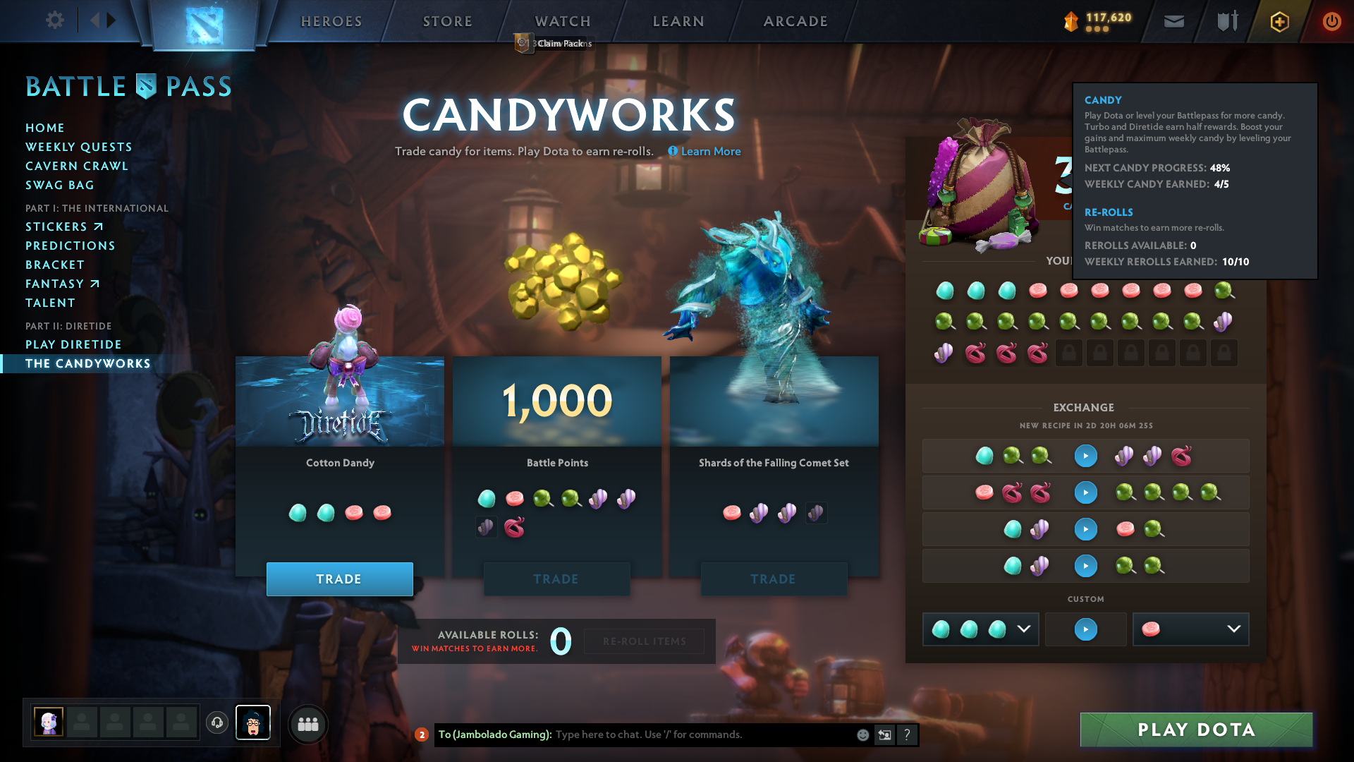 Weekly Rerolls Reset (UPD) · Issue #5417 · ValveSoftware/Dota2-Gameplay · GitHub