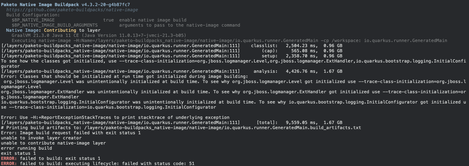 Remove Requirement To Set `start Class` Which Is Spring Boot Related · Issue 83 · Paketo