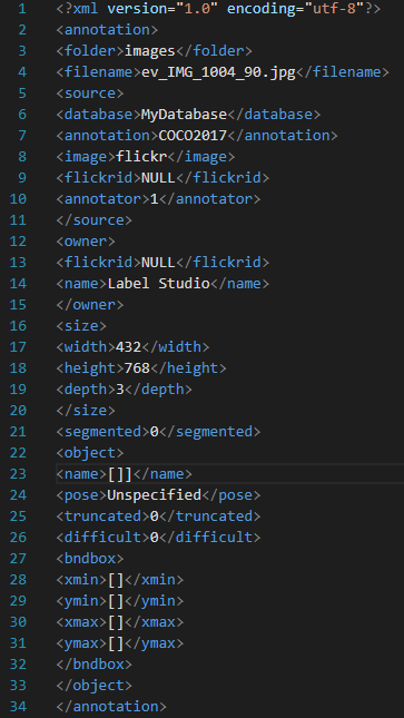 Annotations not exported for images with no BBoxes in COCO and VOC formats · Issue #3959 ...