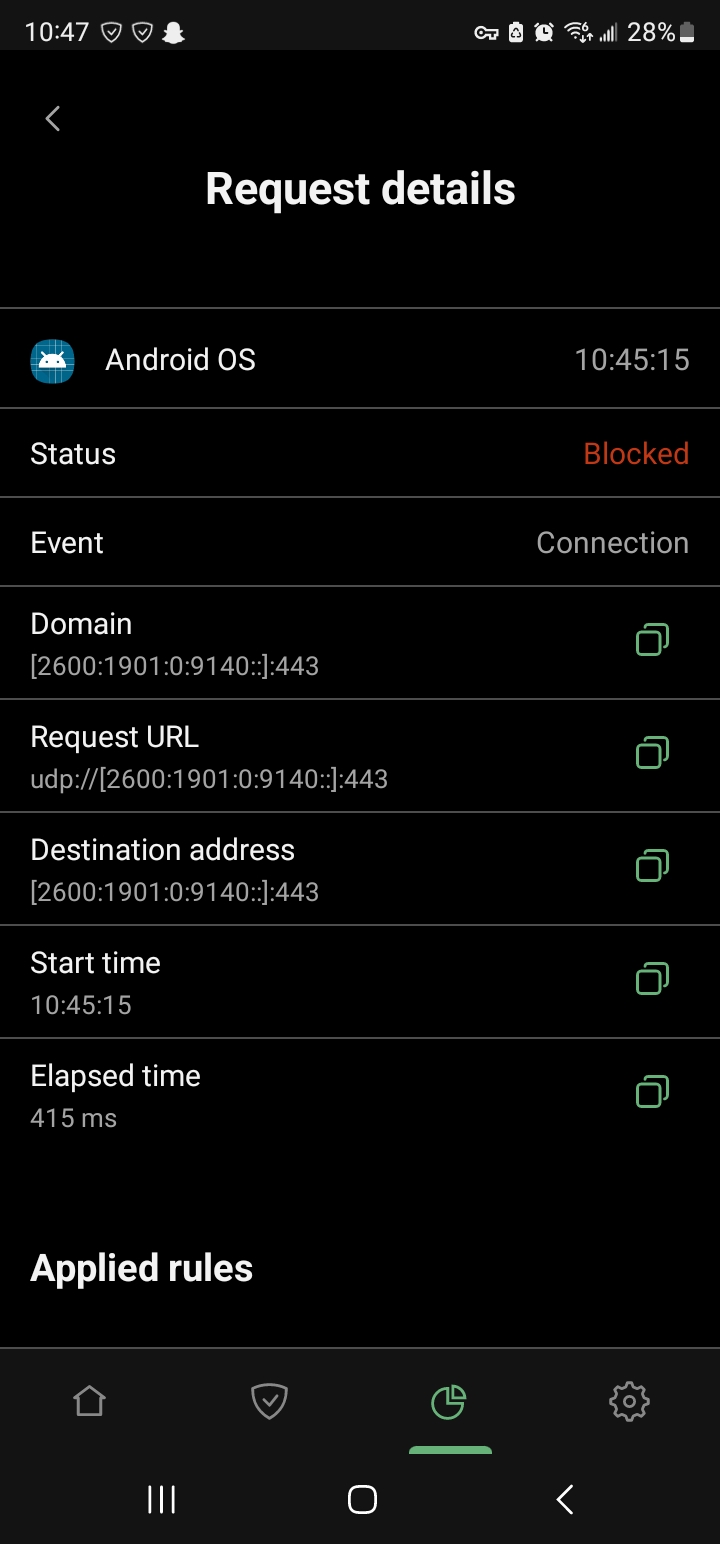 Anyway To Exclude Android Os In Quic Bypass Packages · Issue 4781 · Adguardteam