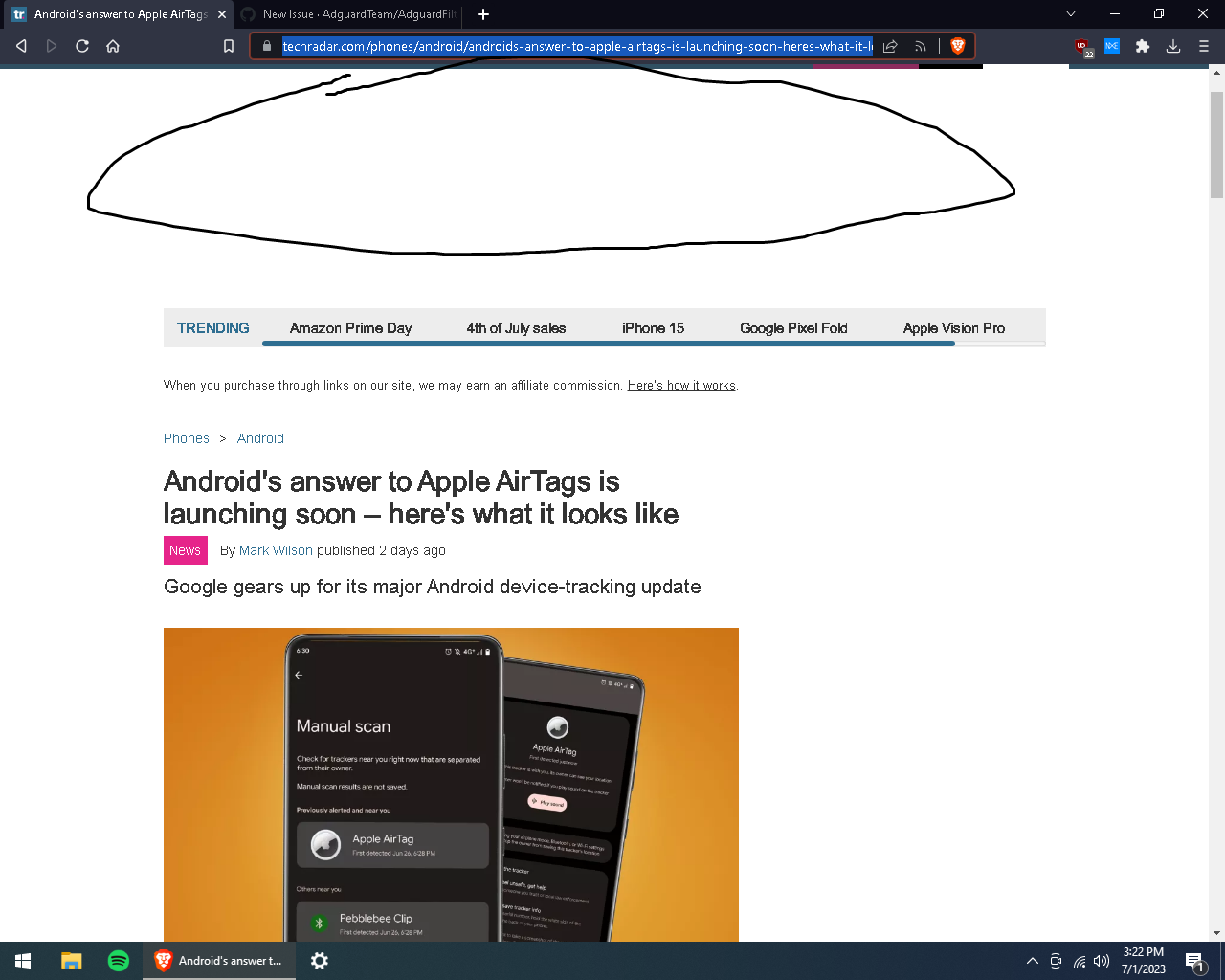 techradar.com · Issue #155193 · AdguardTeam/AdguardFilters · GitHub