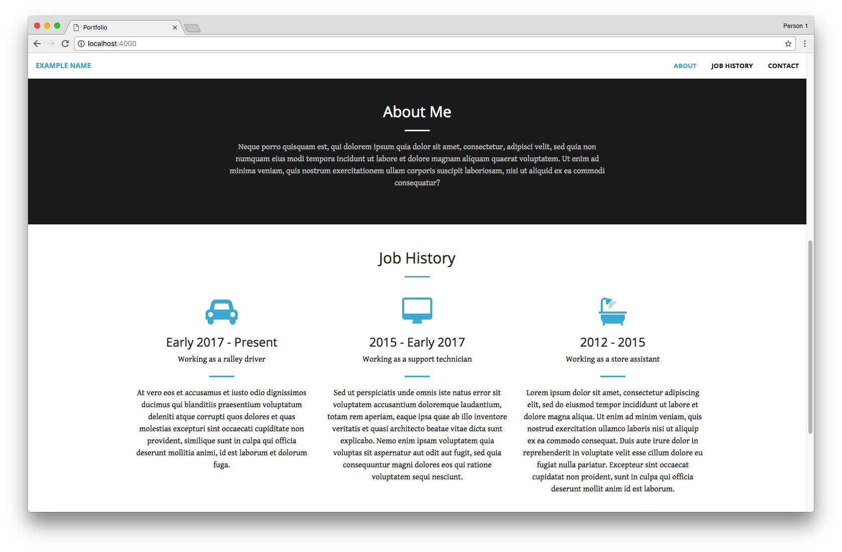 PortfolioBuilder | Jekyll Themes
