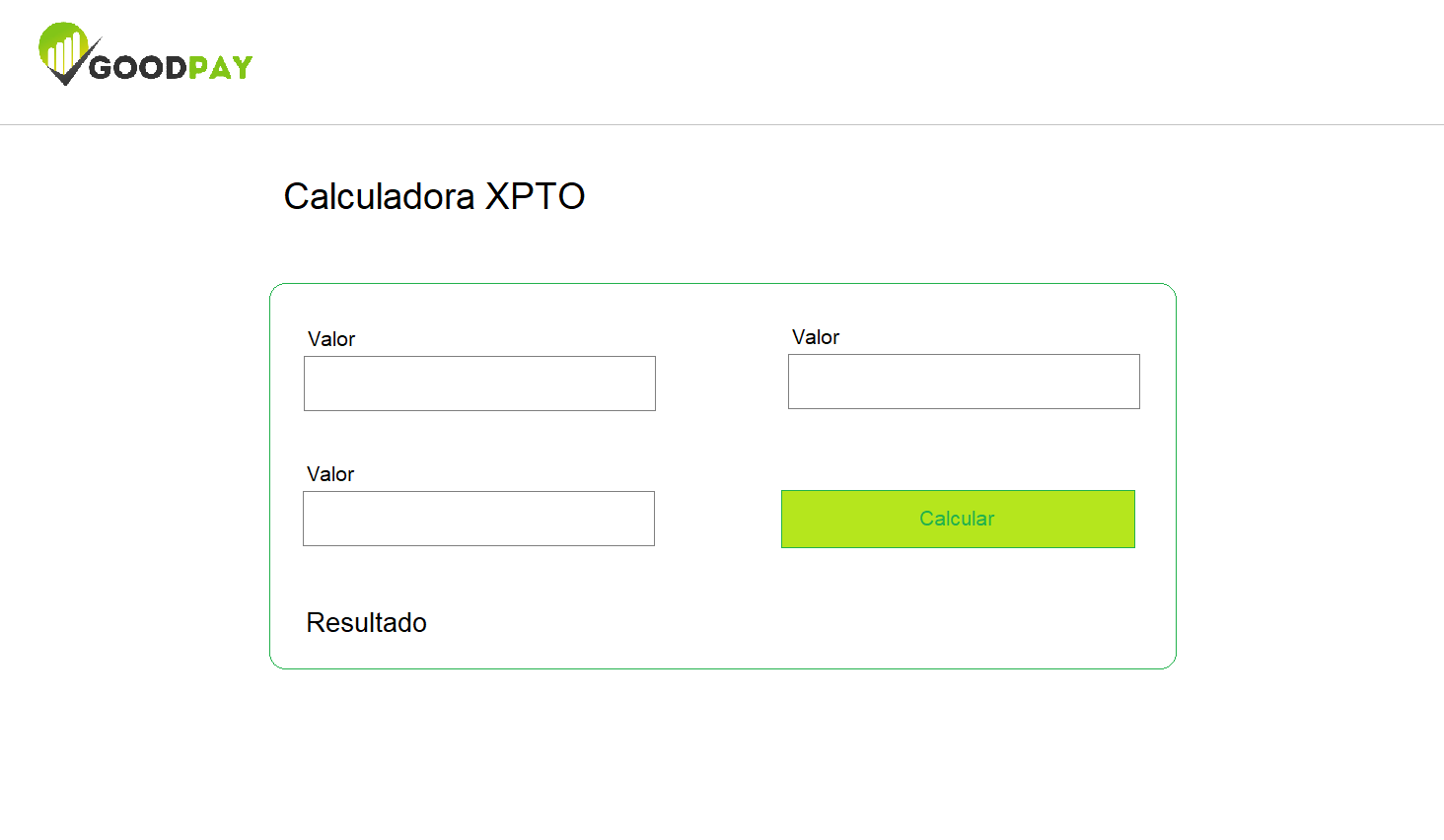 Padronizar o layout e estilo das calculadoras · Issue #86 · gabriel-soulcode/goodpay · GitHub