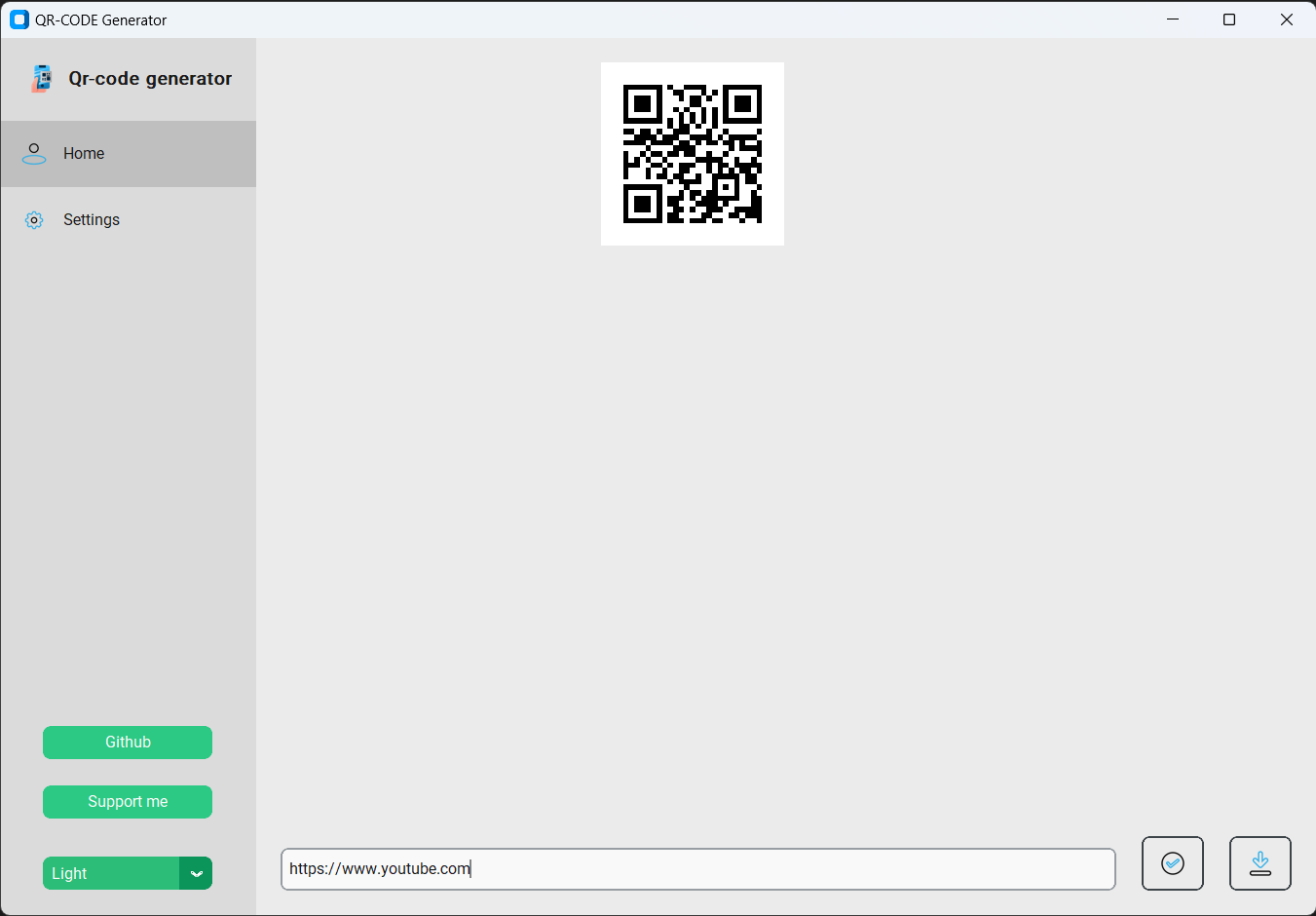 GitHub - greeenboi/Qr-code-generator-app: Qr code generator app made ...