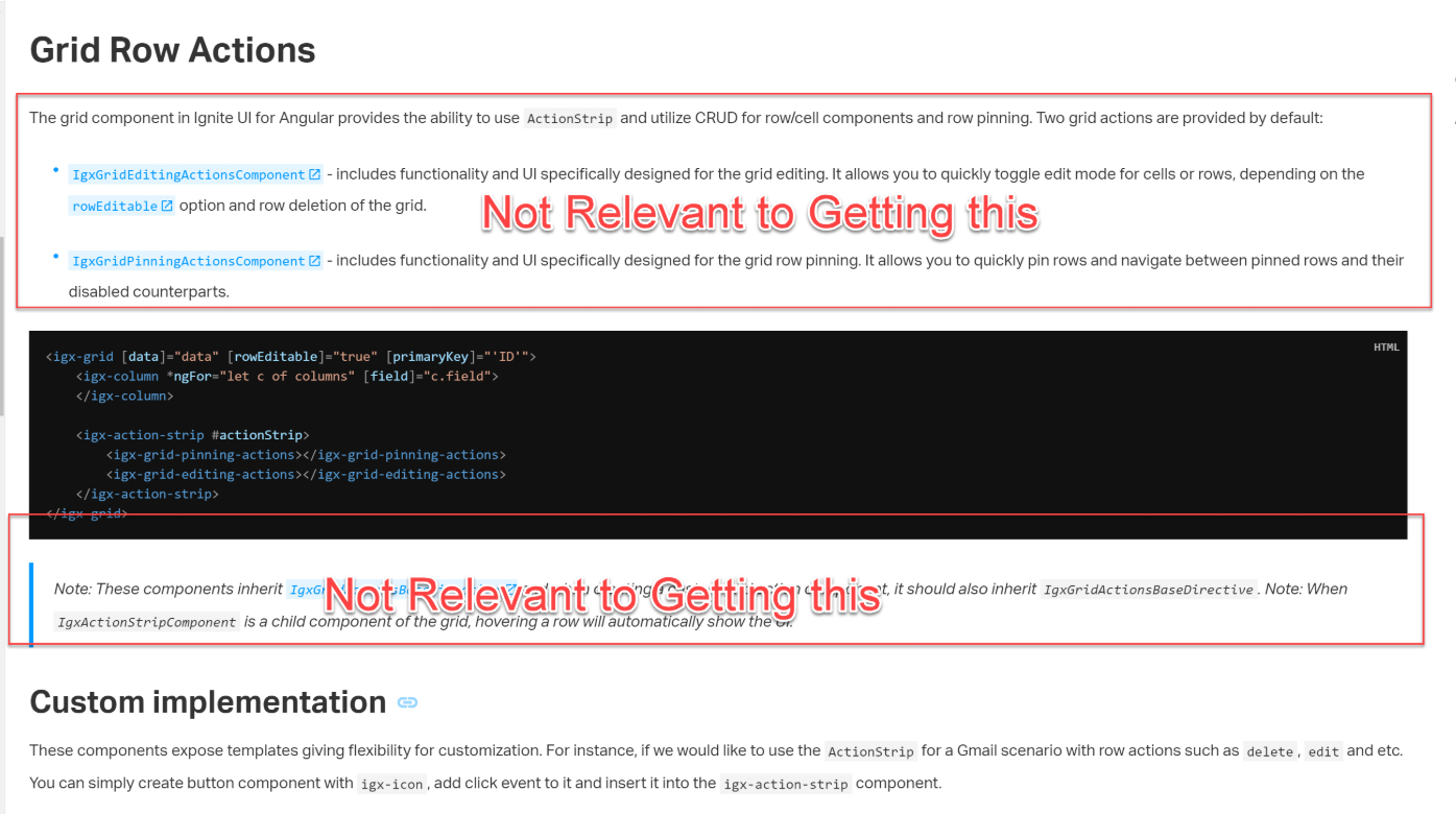 Grid Row Actions topic has unrelated content next to the code snippet · Issue #3149 · IgniteUI ...
