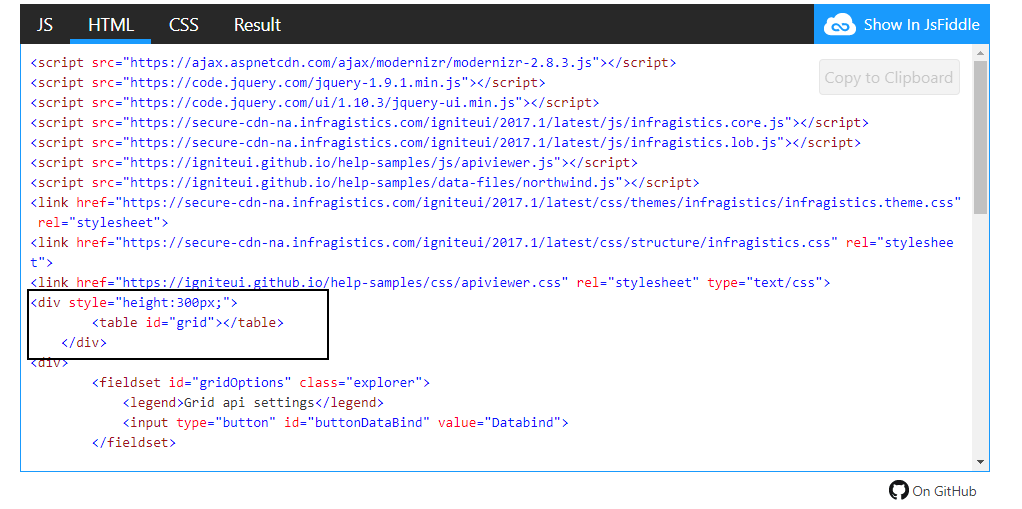 "Adding igGrid to a Web Page" height setting · Issue #347 · IgniteUI ...
