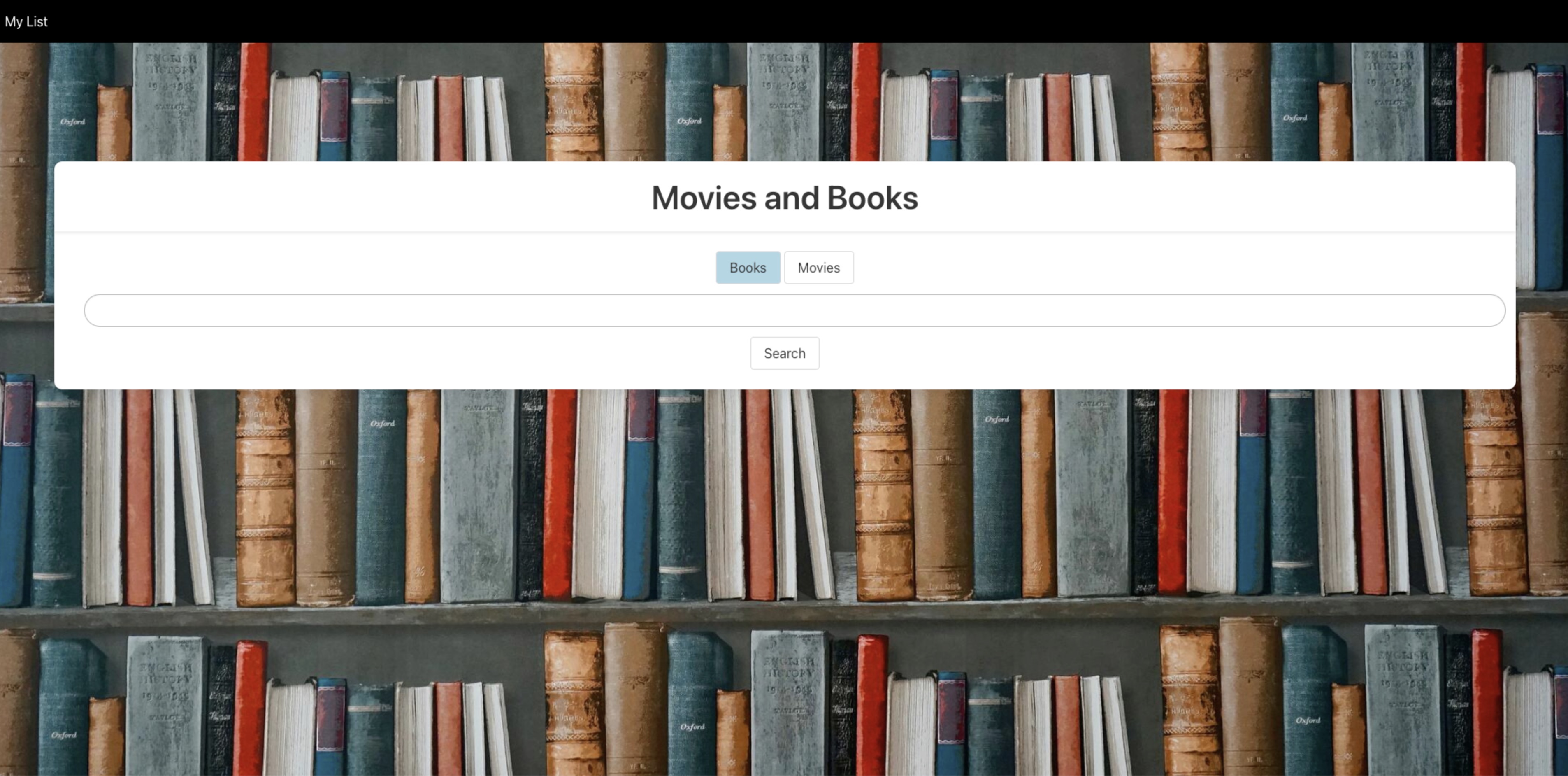 GitHub - CodeByDex/BC-Project-One: This application allows users to search for their favorite ...